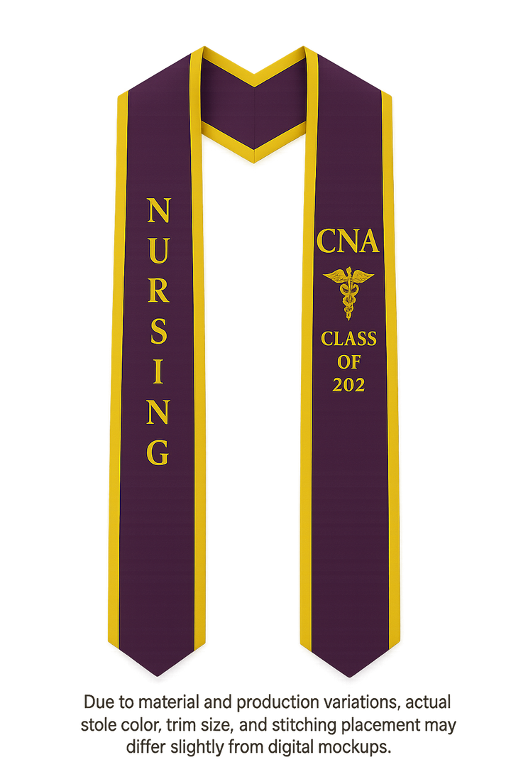 Nursing Stoles Medical Graduation Stole Medical & Healthcare Graduation ...