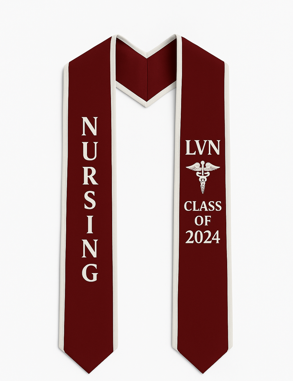 Nursing Stoles Medical Graduation Stole Medical & Healthcare Graduation ...